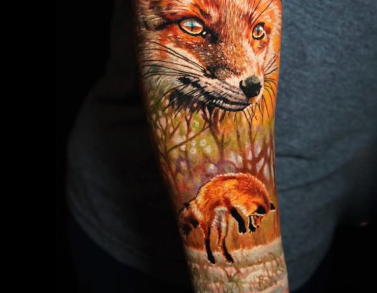 Color Realism Tattoos | Sacred Raven Tattoo